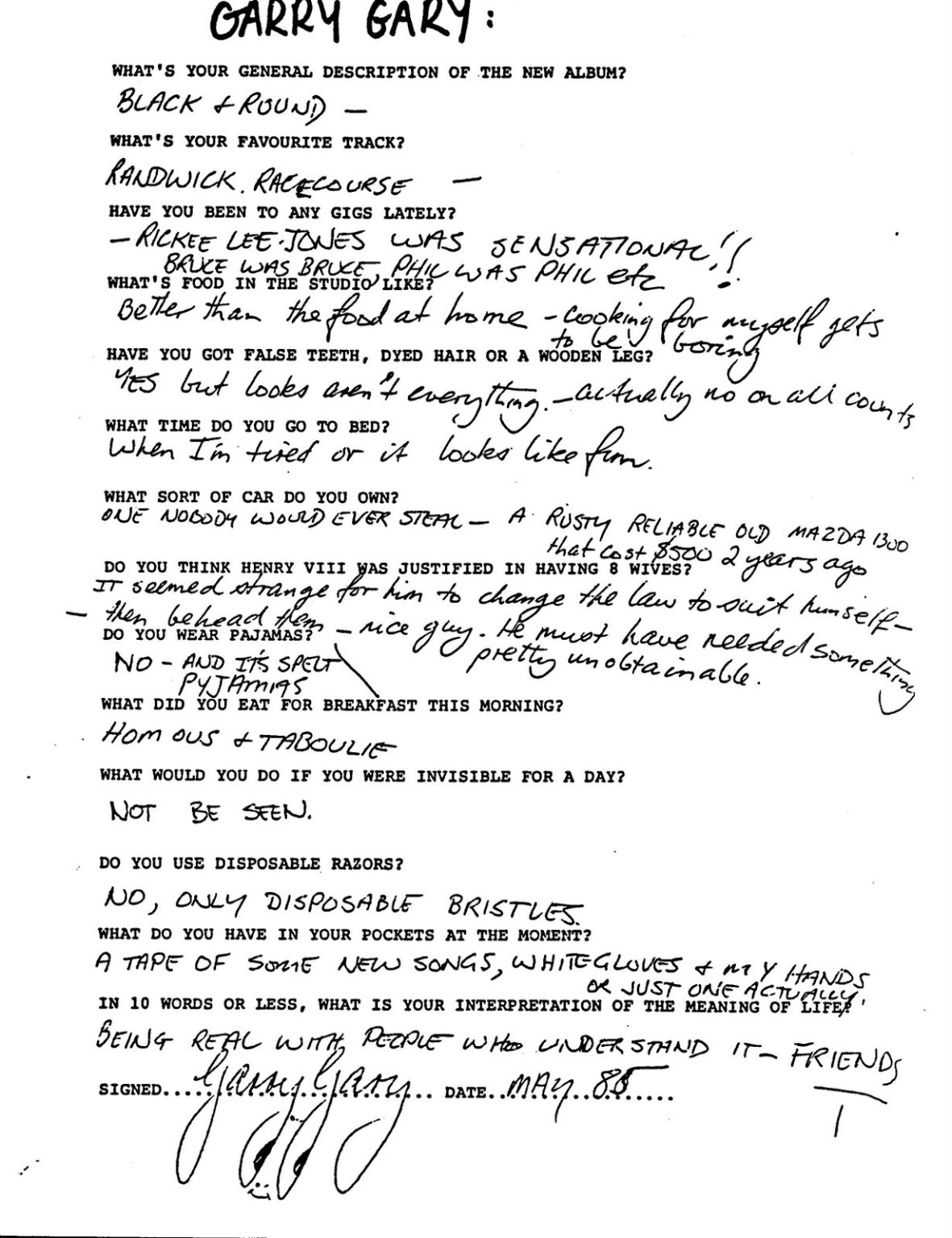 Meeting INXS & Michael Hutchence - Multi Memories